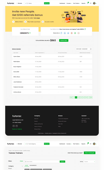 e-Learning Marketplace for Trainers and Students | Techuz